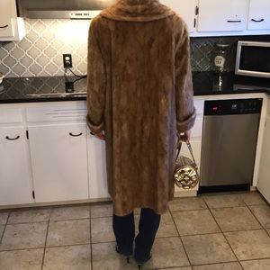 Vintage | Jackets & Coats | Vintage Mink Fur Full Length Coat Authentic ...
